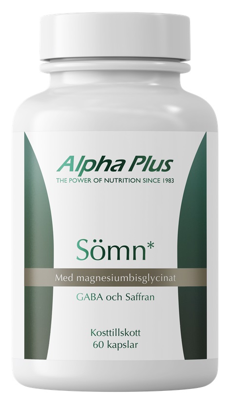 Alpha Plus Sömn 60 kapslar - Sömn & ro - Hälsa & Kosttillskott - Skanstullshalsokost.se