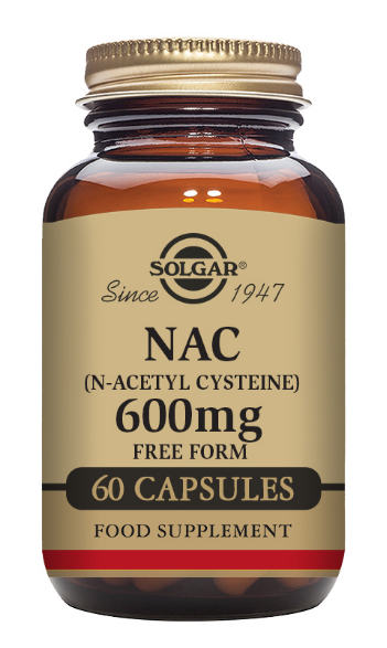 Solgar NAC (N-Acetyl-L-Cysteine) 600 mg 60 kapslar - Aminosyror - Sport ...